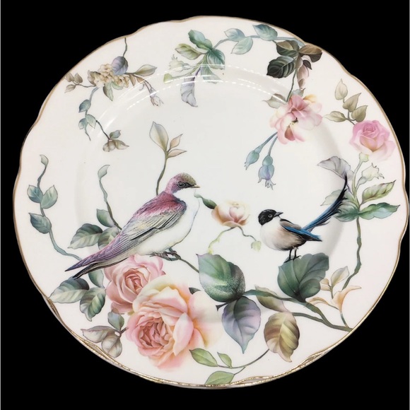 Grace Teaware | Dining | Grace Teaware Songbird Spring Birds 1 Dinner ...